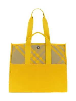 Burberry Shopper Bag - Yellow