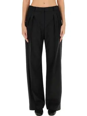 Loulou De Saison Wide Leg Trousers Black