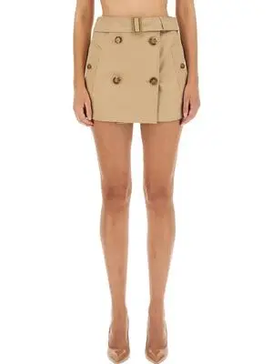 Burberry Mini Skirt - Beige