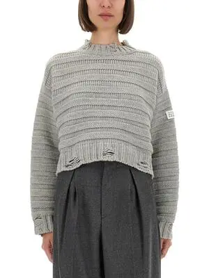 MAISON MARGIELA Wool Pullover - Grey