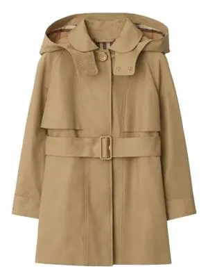 Burberry Cotton Trench Coat - Beige