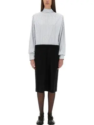MAISON MARGIELA Inverted Striped Dress Shirt - Multicolour