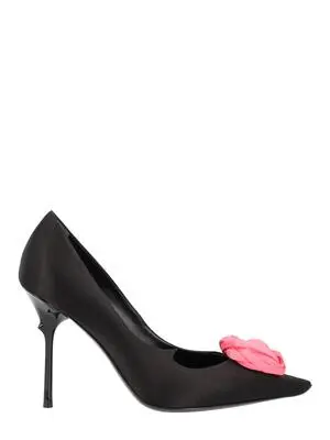 ROGER VIVIER Décolleté Rose Vivier Pumps - Black
