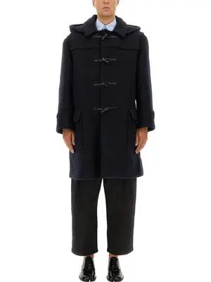 MAISON MARGIELA Wool Coat - Blue