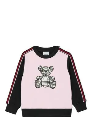 Burberry Talbot Bear Crewneck Sweater - Pink
