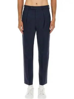 Paul Smith Wool Blend Trousers - Blue