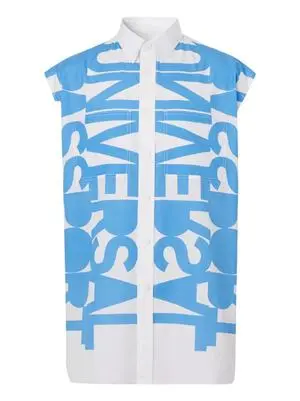 Burberry Sleeveless Shirt - Blue