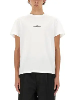 MAISON MARGIELA Distorted Logo T-shirt - White