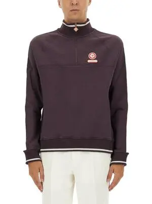 Casablanca Laurel Sweatshirt - Purple