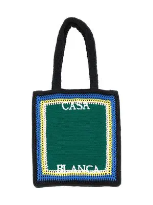 Casablanca Crochet Bag Green