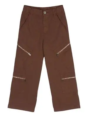 Jacquemus Wide Leg Pants - Brown