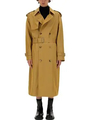 Burberry Cotton Trench Coat - Beige