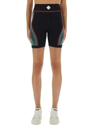 Casablanca Seamless Sports Shorts - Black