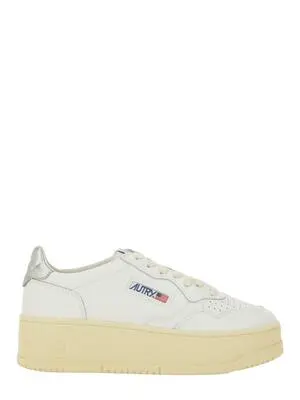AUTRY Medalist Platform Sneakers - White