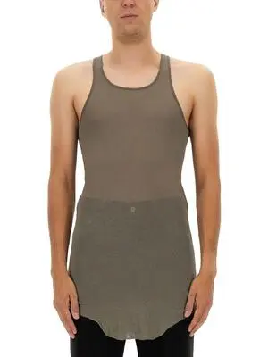 Rick Owens Cotton Tank Top - Grey