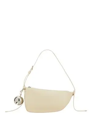 Burberry Mini 'shield' Bag - Ivory