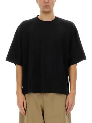 Studio Nicholson T-shirt In Jersey - Black
