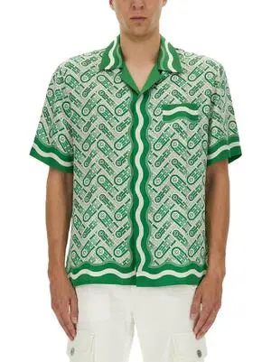 Casablanca Short Sleeve Shirt Green