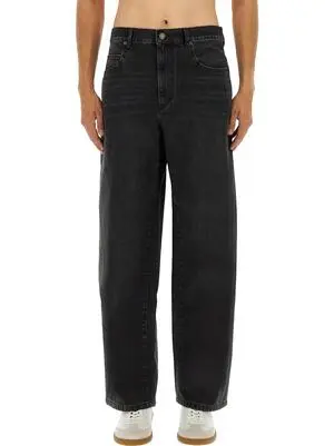 MARANT Cotton Trousers - Black