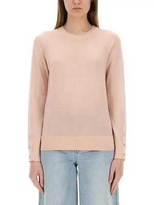 Michael Kors Wool Jersey Top - Pink