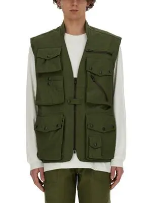 Needles Vest With Pockets - Green
