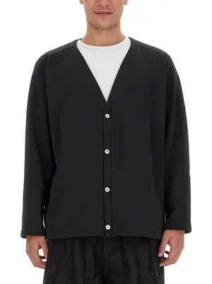 Needles Logo Cardigan - Black