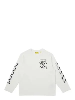 Off White Graffiti Logo T-shirt - White