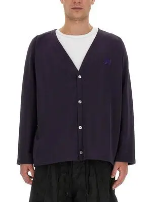 Needles Cardigan With Logo - Purple