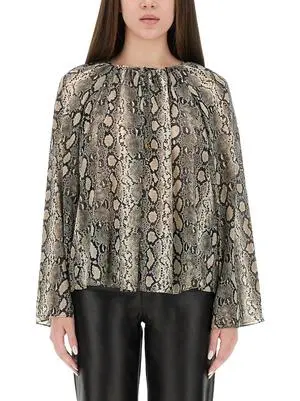Michael Kors Animal Print Blouse - Animalier