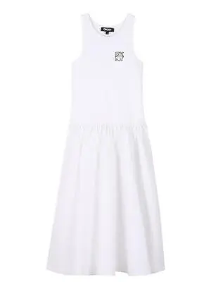 Dkny Sleeveless Dress - White