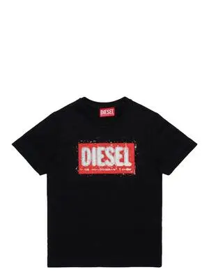 DIESEL T-Adjust-Q10 T-Shirt Black