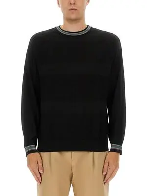 Paul Smith Wool And Cotton Sweater - Black