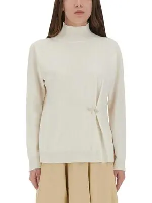 Fabiana Filippi Wool, Silk And Cashmere Sweater - Ivory