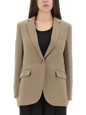 Michael Kors Crepe Blazer - Dove