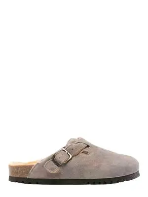 DR. SCHOLL'S SHOES Fae Suede Mules - Grey