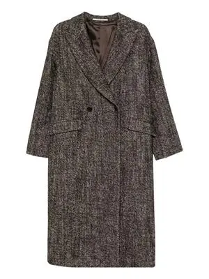 TAGLIATORE Tagliatore Double-Breasted Coat With Notched Lapels