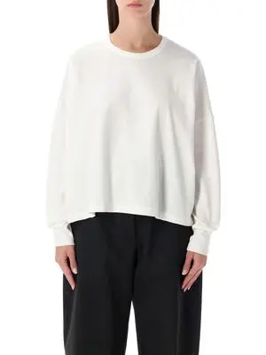 Studio Nicholson Loop Cotton Jersey Long-sleeve T-shirt - White