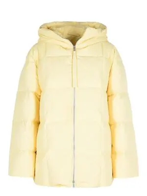 JIL SANDER Hooded Coat - Beige