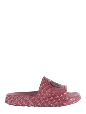 Gucci Interlocking G Water Ripples Slide Sandal - Bordeaux