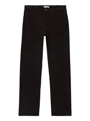 THE ROW Fred Slim-fit Corduroy Trousers - Brown