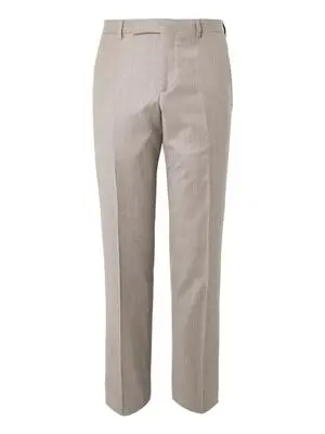 Paul Smith Straight-leg Wool And Cashmere-blend Suit Trousers - Gray