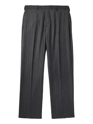 PAUL SMITH Straight-Leg Pinstriped Wool Trousers