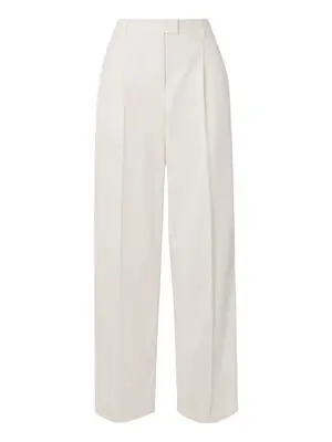 THE ROW The Row Neriah Cotton And Cashmere-Blend Pants