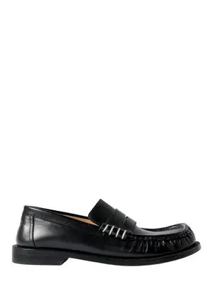 JW Anderson Leather Loafers - Black