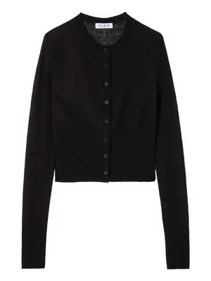 Alaïa Mohair-blend Cardigan - Black