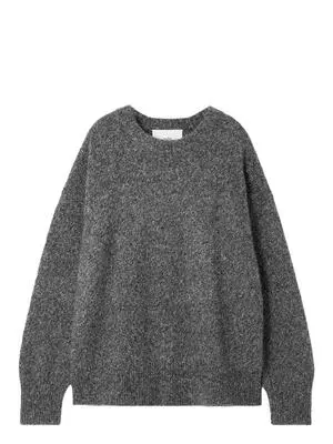 Arch4 Oversized Cashmere And Silk-Blend Sweater Dark Gray