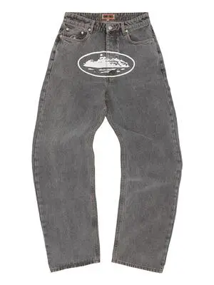 CORTEIZ Island Baggy Jeans - Grey