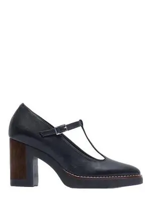 Bernardo Noto Platform Mary Jane Pump - Black