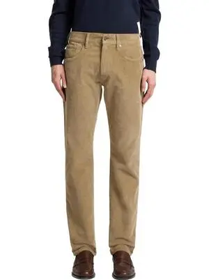 7 For All Mankind The Straight Leg Corduroy Pants - Corduroy Silver