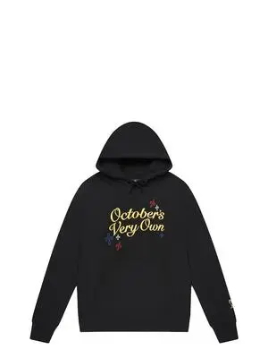 OVO Pompom Script Hoodie - Black